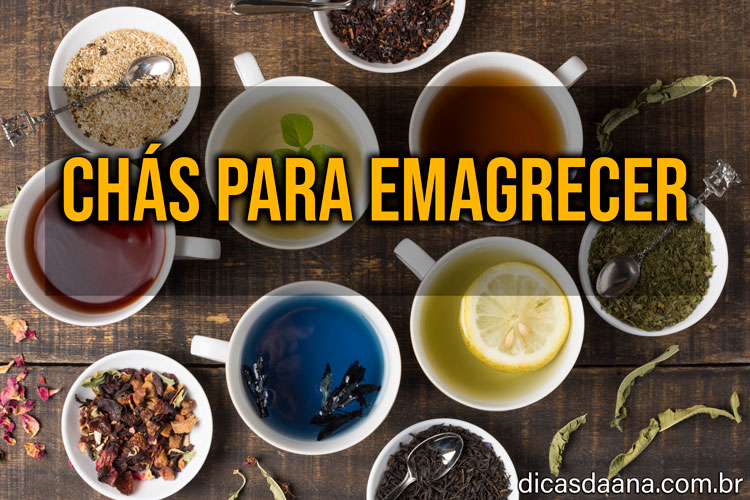 Chá Para Emagrecer - Os 5 Melhores Chás Para Queima de Gordura